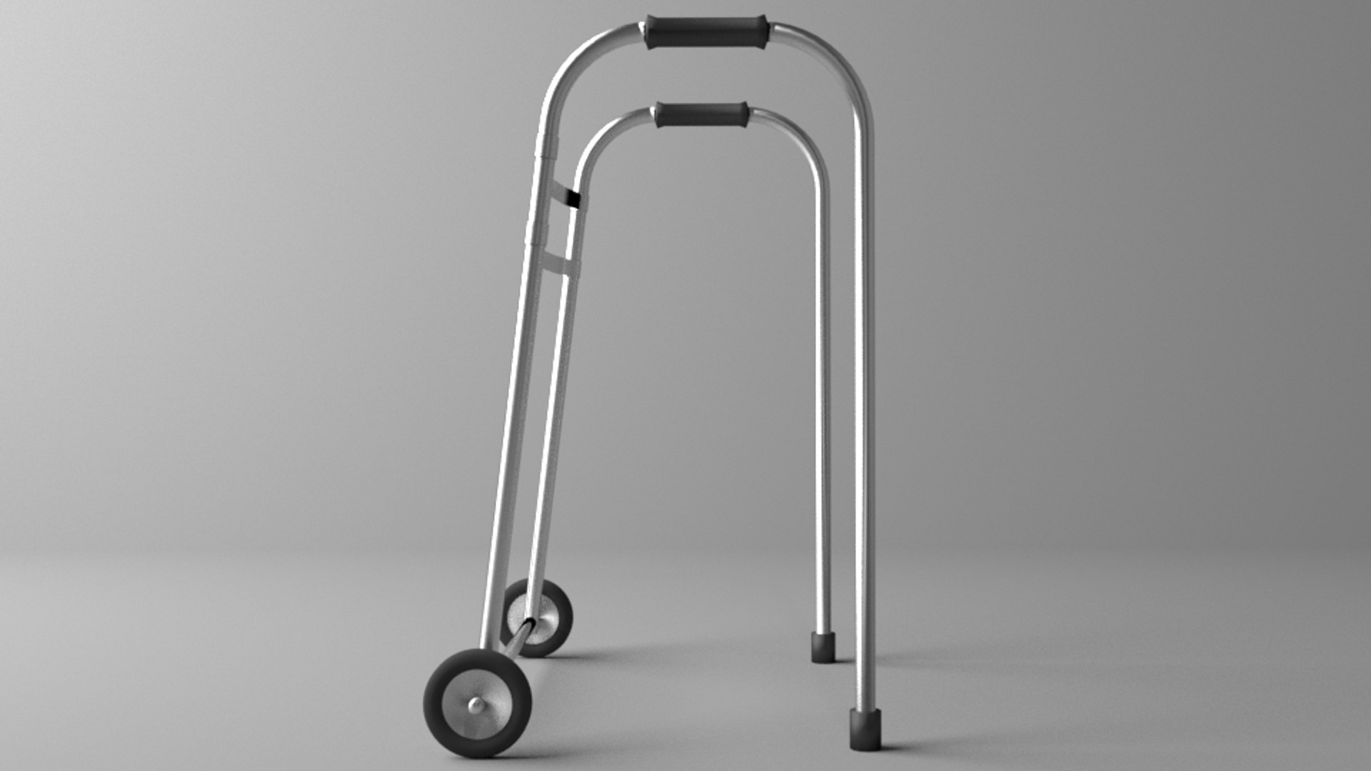 Front-wheeled Walker 3D Model - TurboSquid 1590183