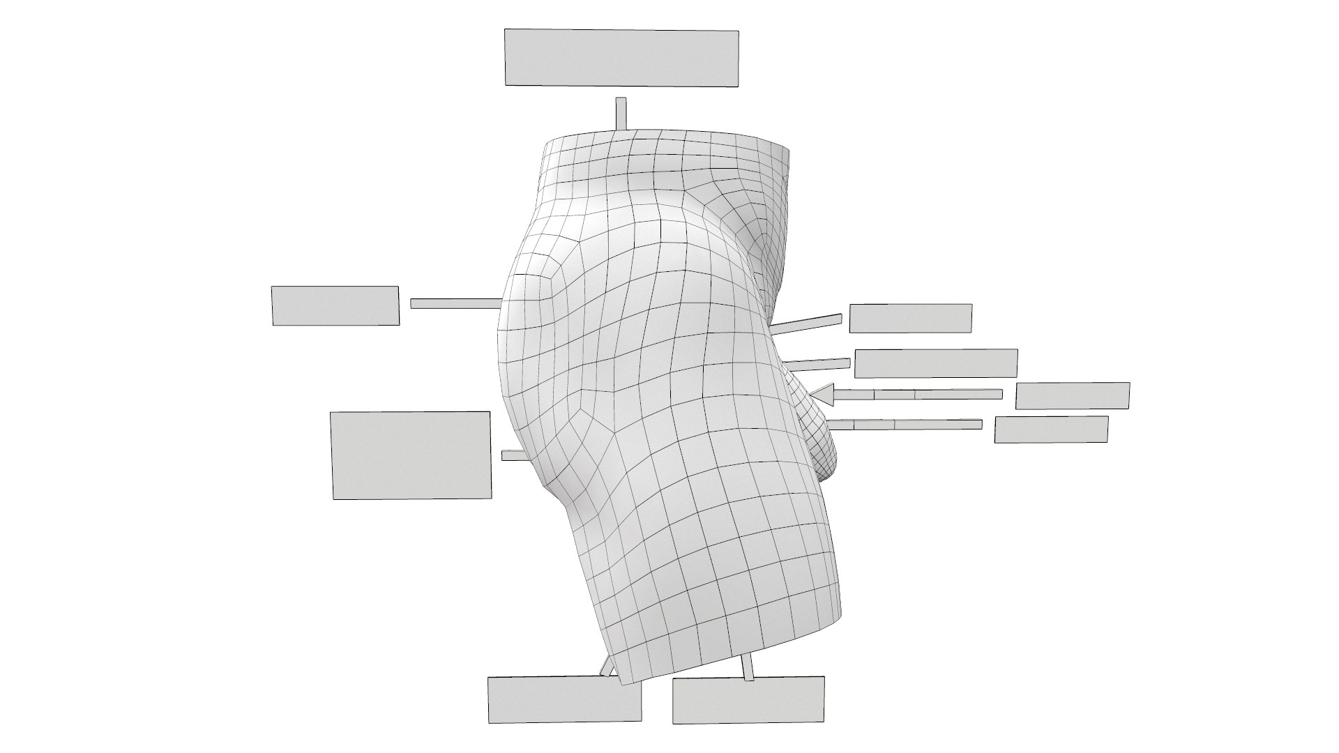 Male Body Parts Model - TurboSquid 2140398