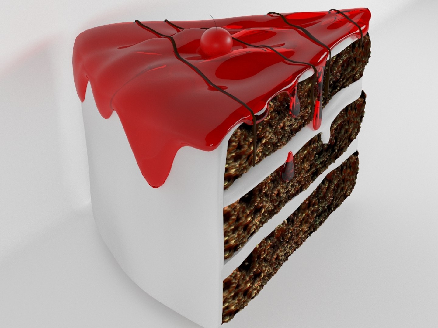 Piece cake 3D model - TurboSquid 1555980