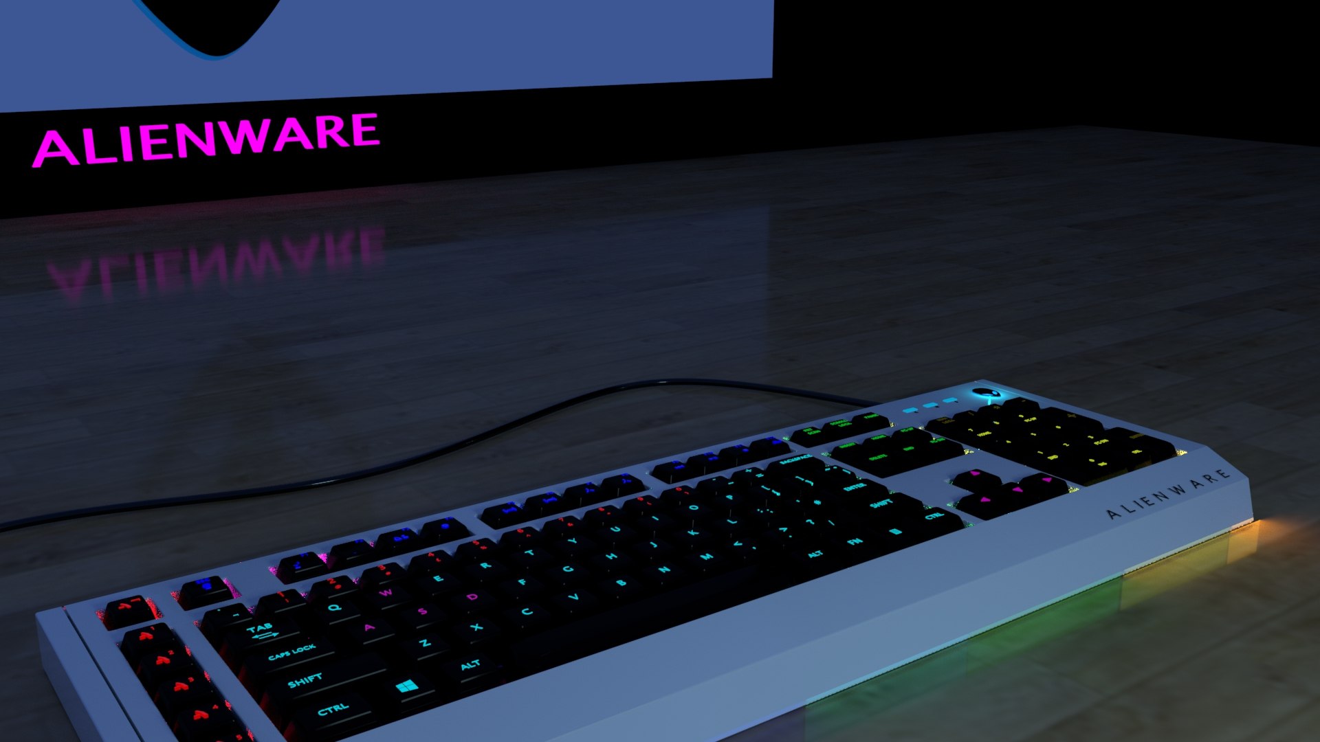 Keyboard Alienware Pc 3D Model - TurboSquid 1421871