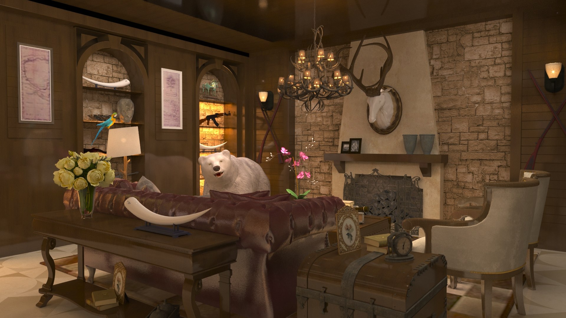 Scene Model - TurboSquid 1632473