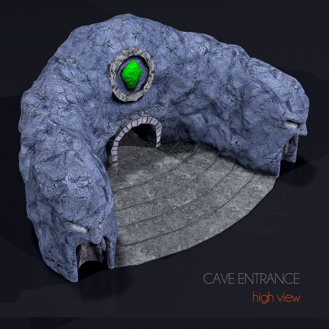 3ds Max Cave Face