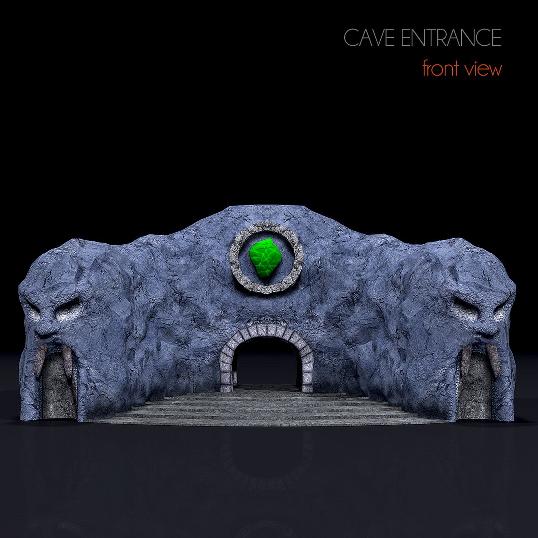 3ds max cave face