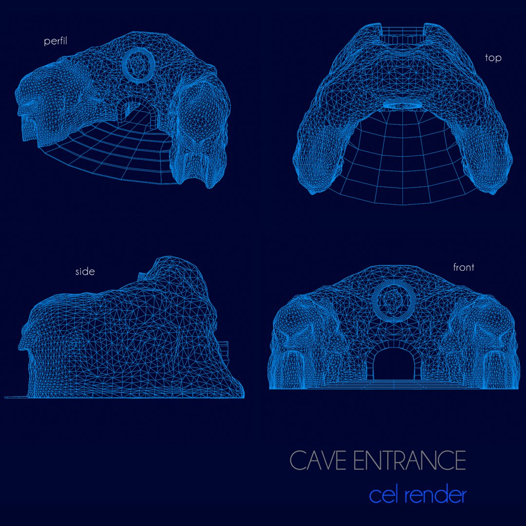 3ds Max Cave Face