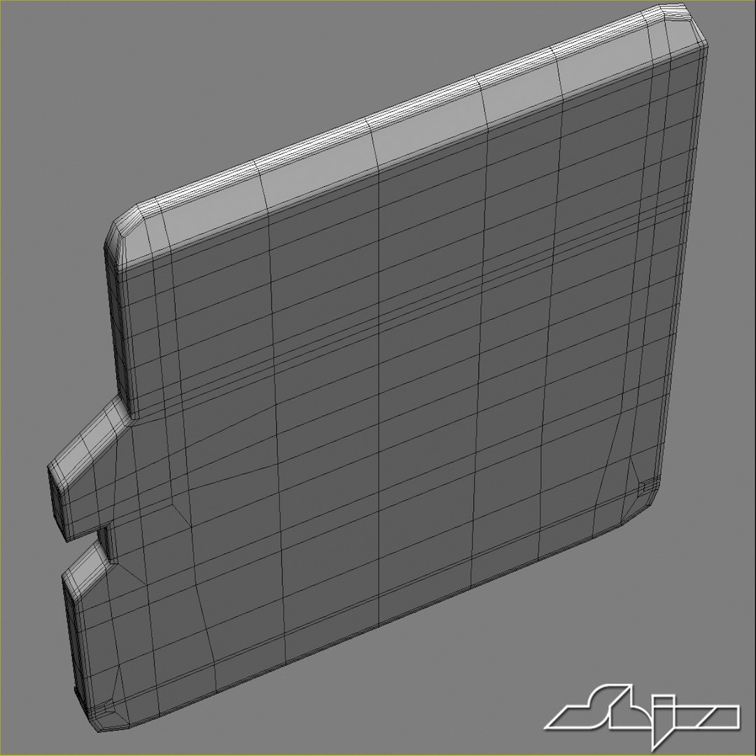 3d Model Micro Sd Card 32