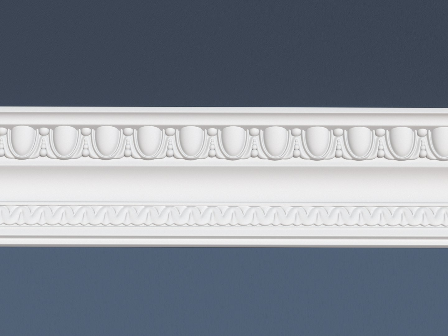 3d decorative molding model