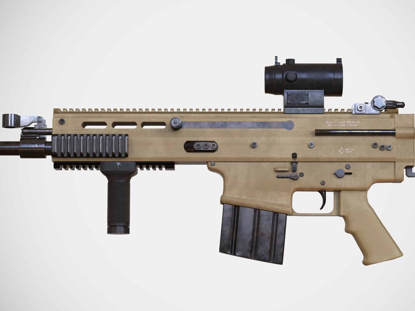 Sight Attachments Pack - PBR – Optical - Scope - Reflex – Red Dot ...