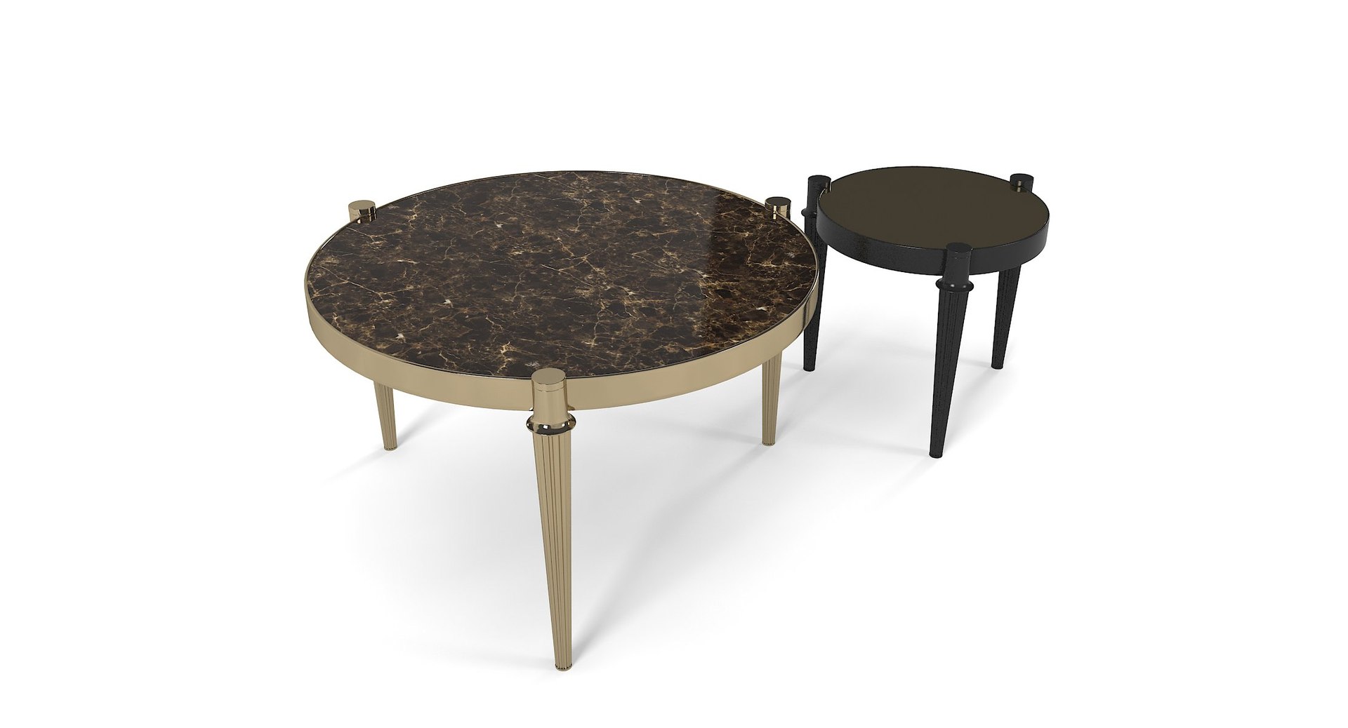 3D Model Lognhi Table Set - TurboSquid 1214859
