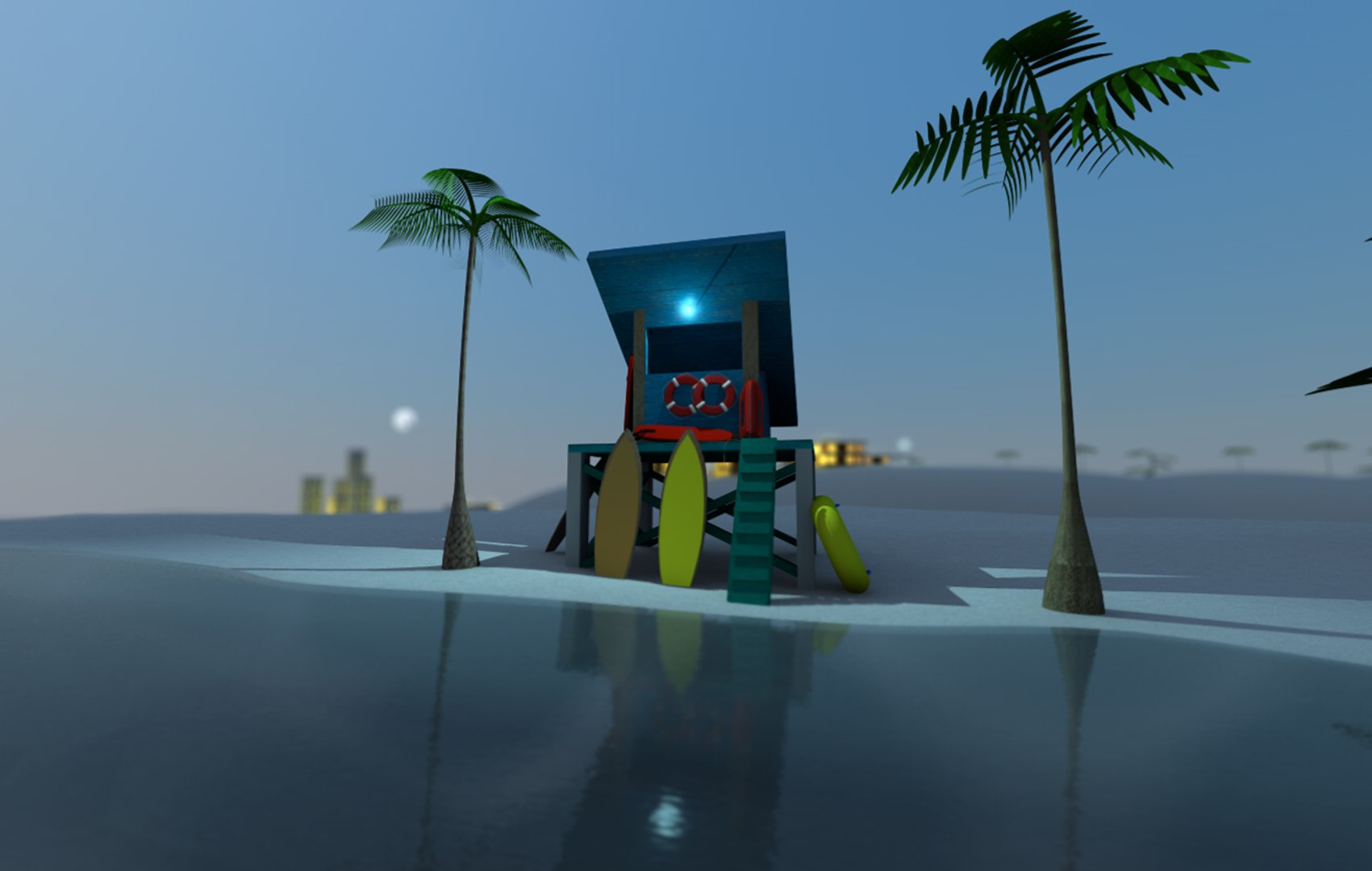 3d Model Lifeguard Gear