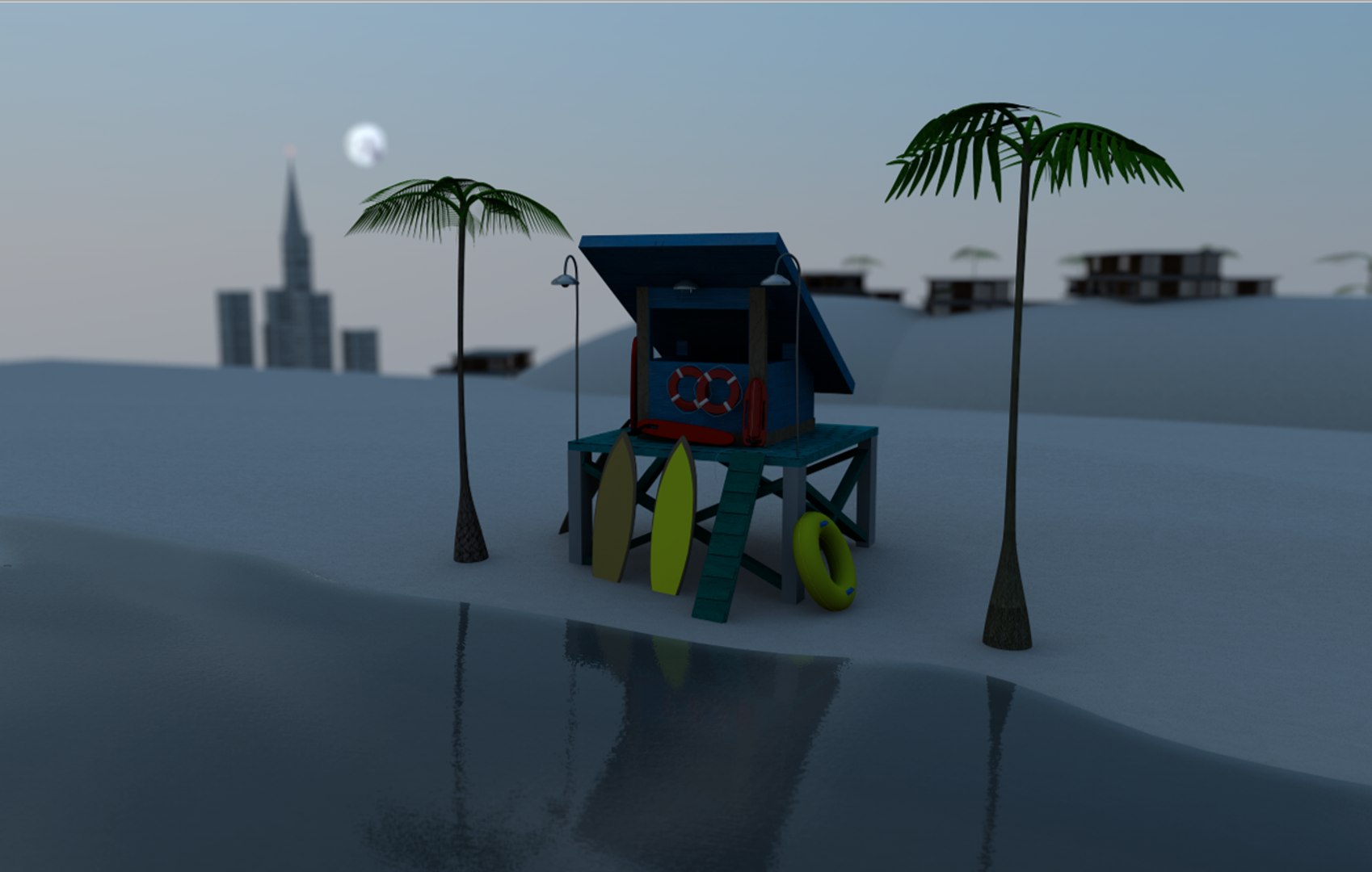 3d Model Lifeguard Gear