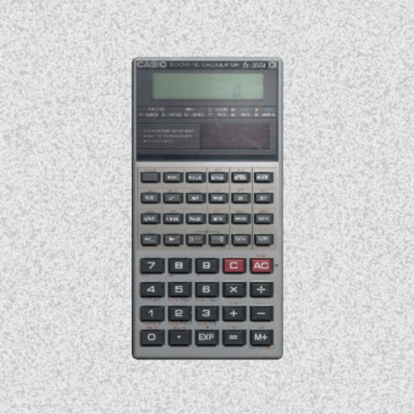 3d calculator home office model