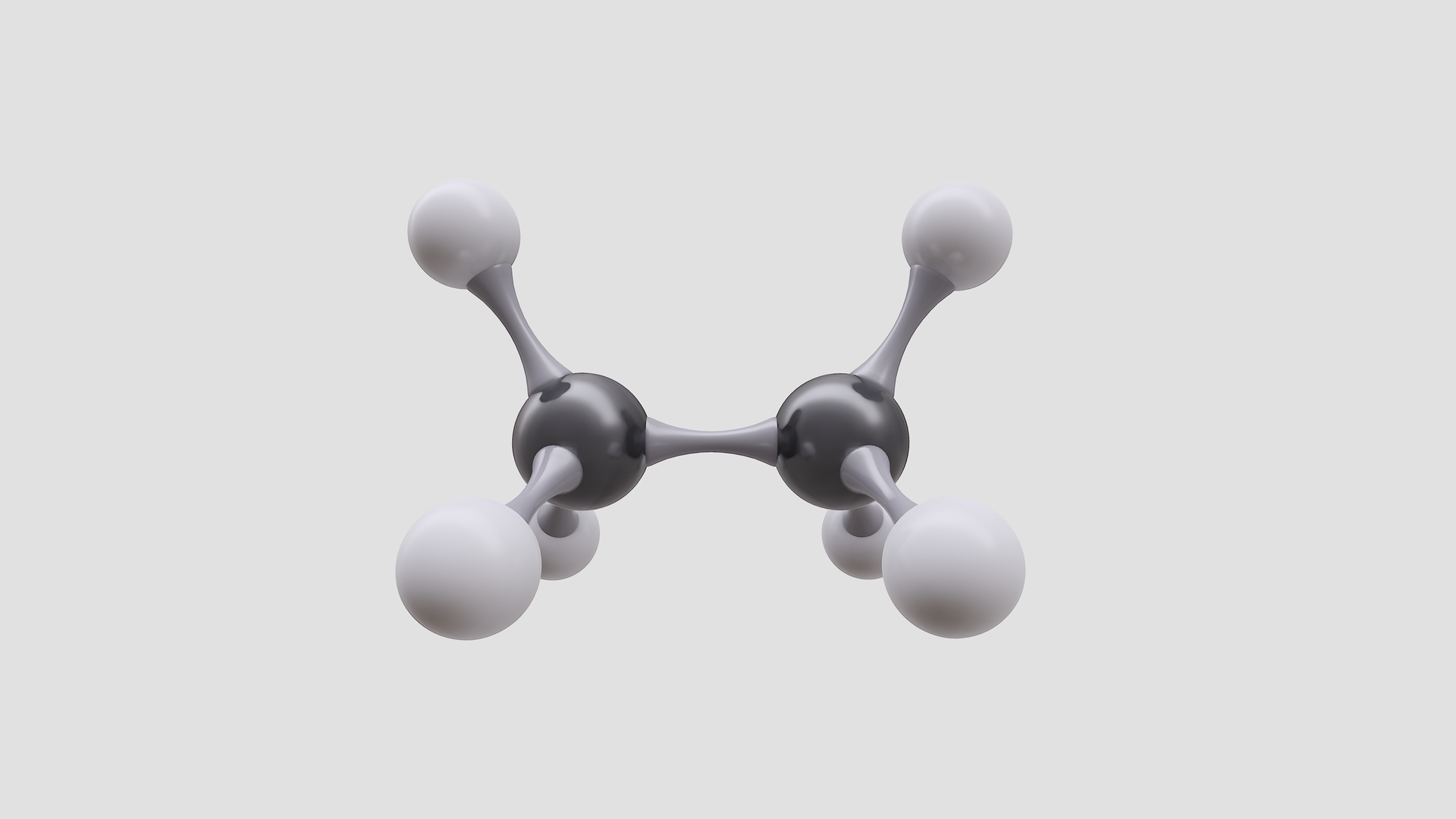 3D Ethane Molecule With PBR 4K 8K - TurboSquid 1943433