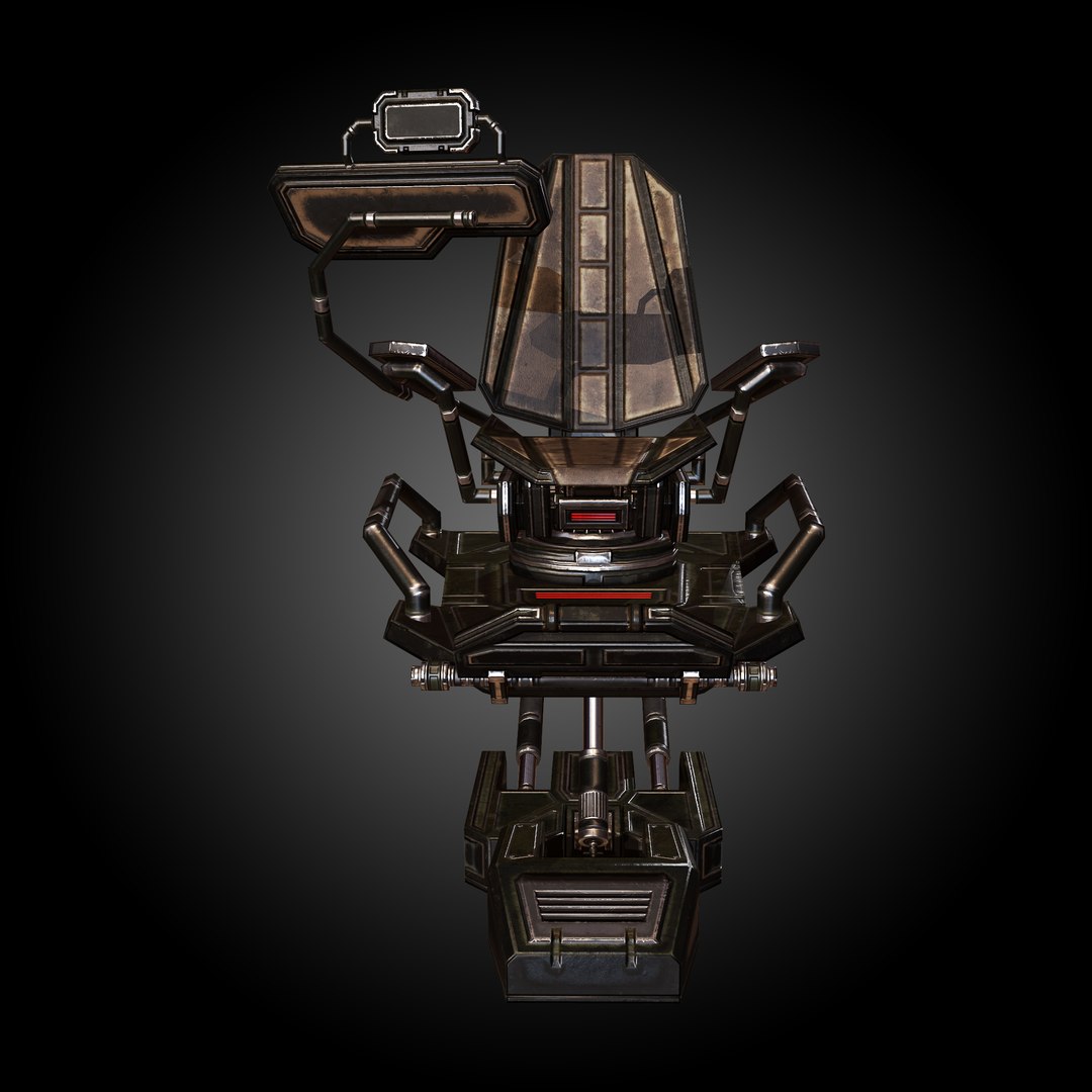 3D Cockpit Chair B - TurboSquid 1533348