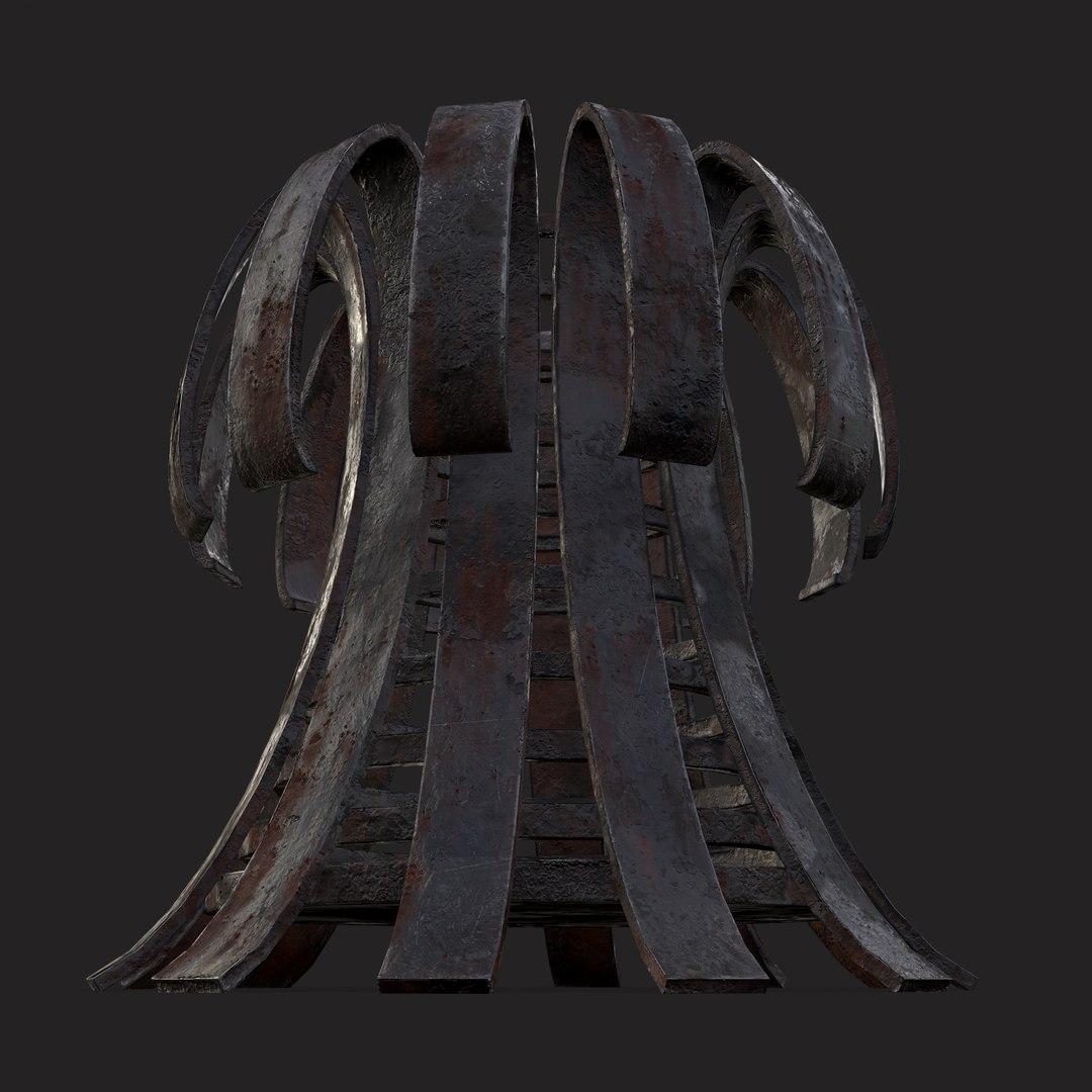 3D Medieval Cauldron Fire Pit - TurboSquid 1875270