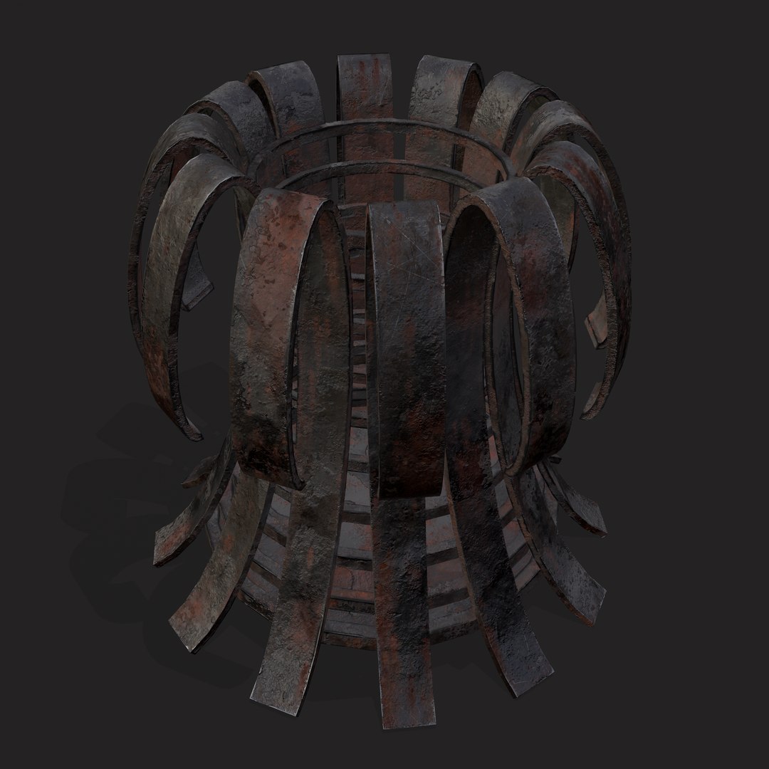 3D Medieval Cauldron Fire Pit - TurboSquid 1875270