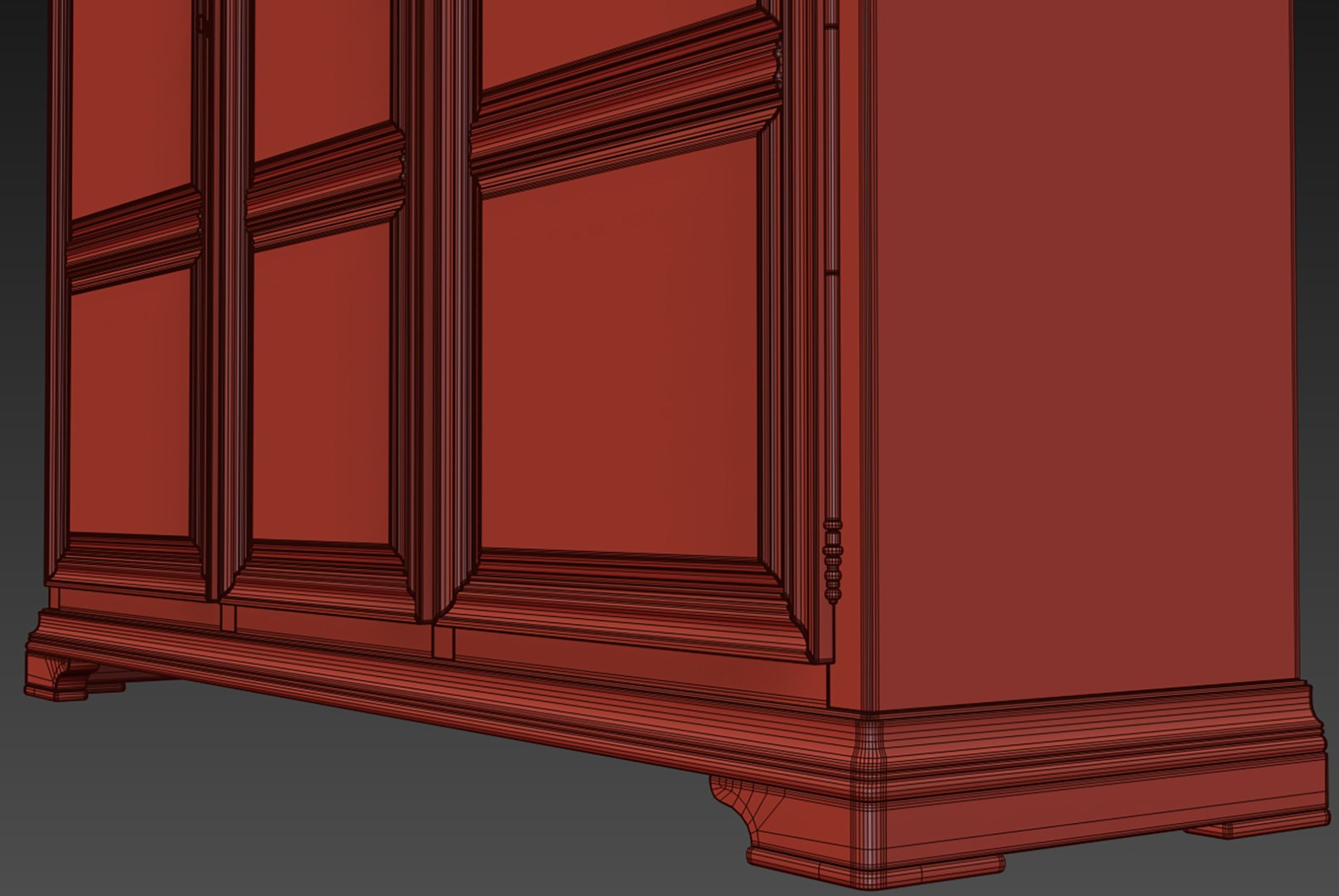 3D model Wardrobe hinged Wardrobe Olivia Belfan - TurboSquid 2093001