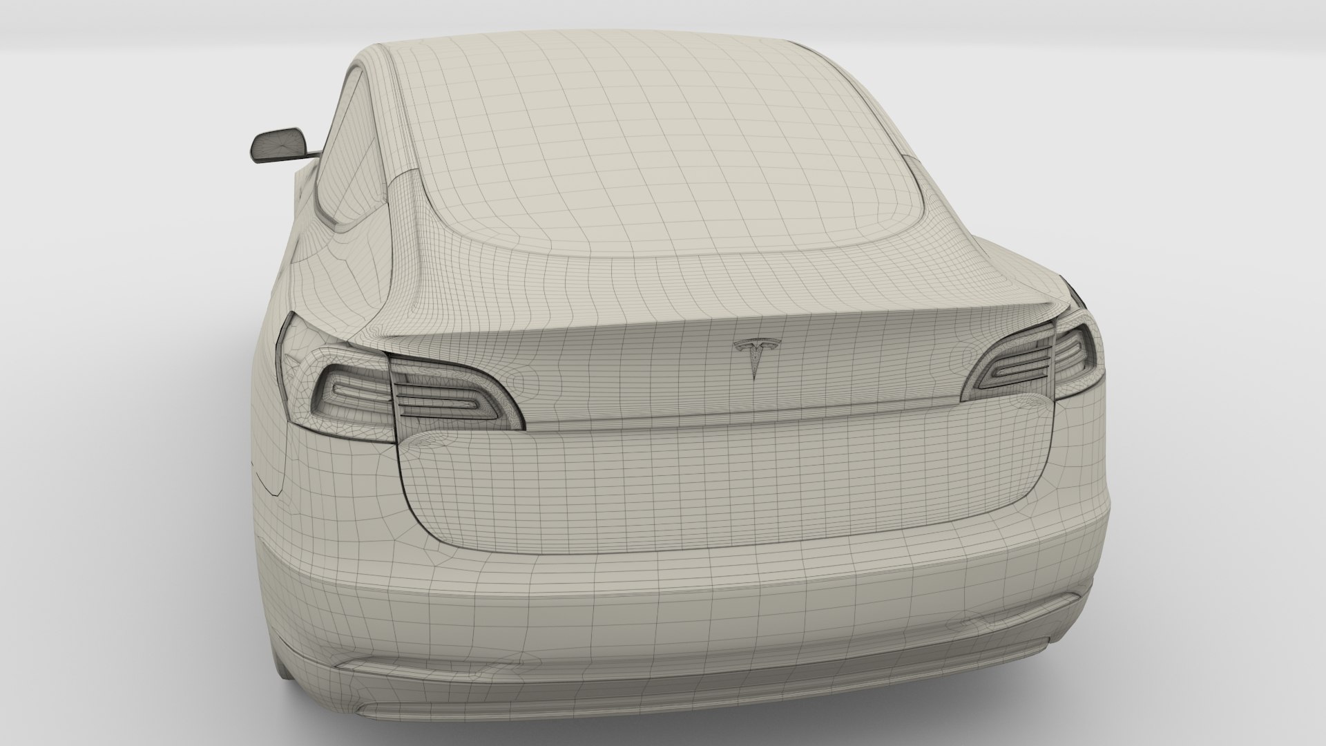 3d Tesla 3 Model