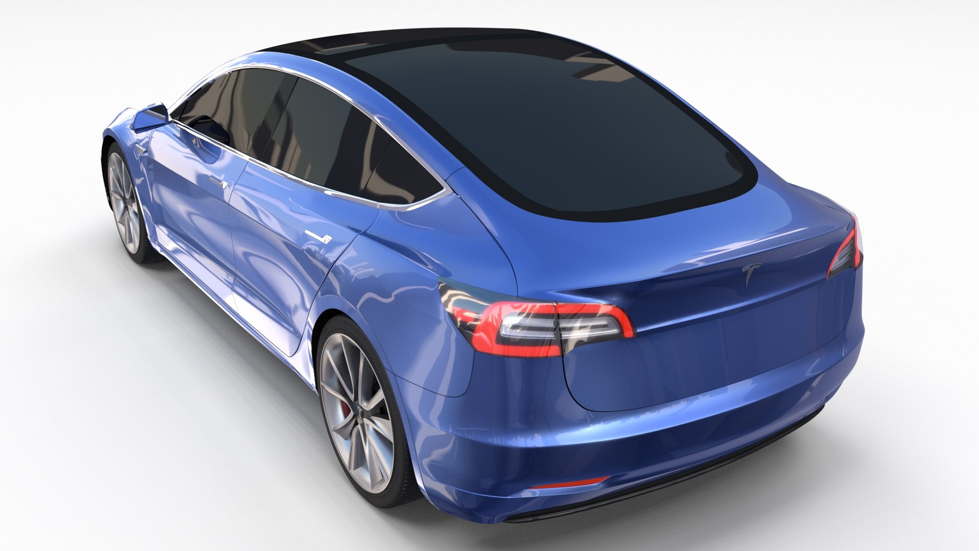 3d Tesla 3 Model