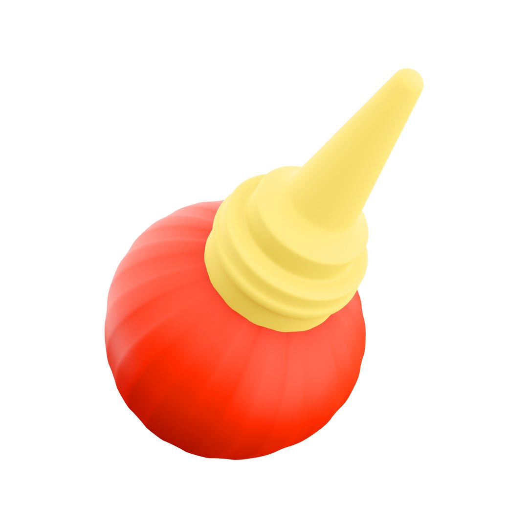 Circle Ice Cream Icon 3D - TurboSquid 2066441