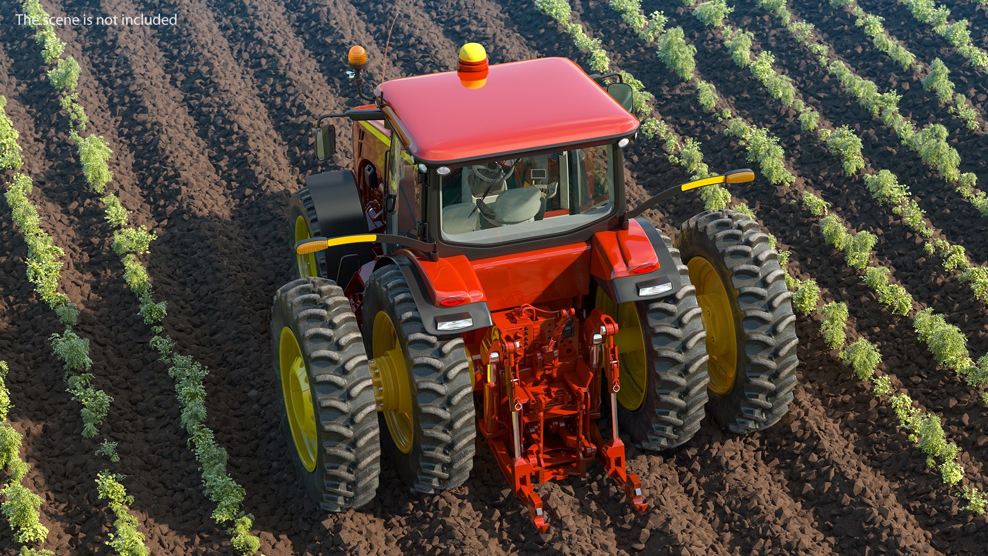 3D Tractor Dual Wheels Generic - TurboSquid 1516184