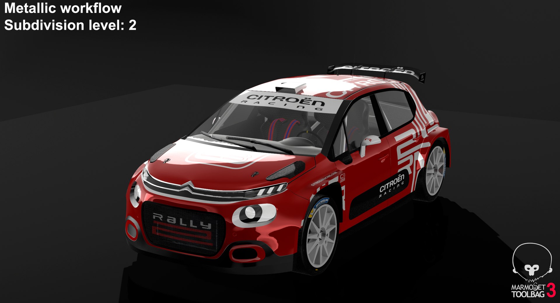 3D model Citroen C3 R5 Rally2 WRC2 - TurboSquid 2054292