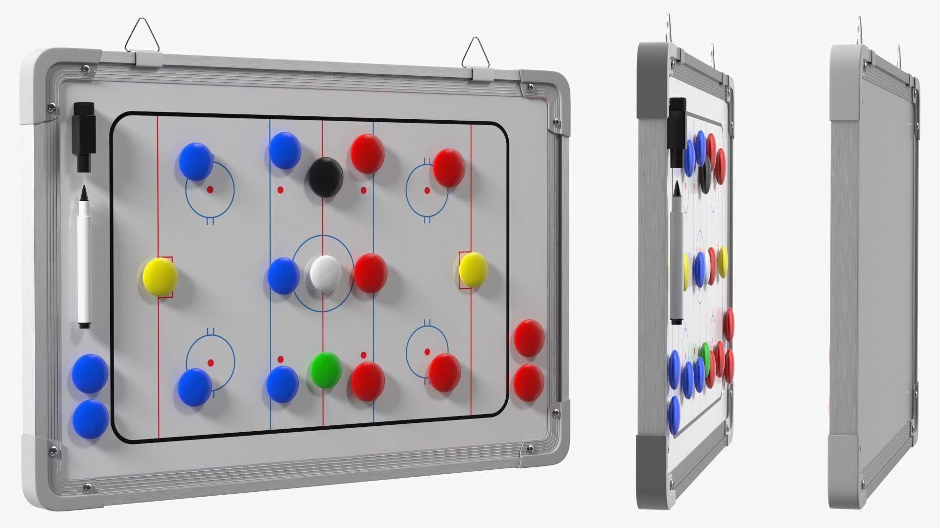 Wall-Mounted Coaching Board For Hockey Fur 3D - TurboSquid 1961554