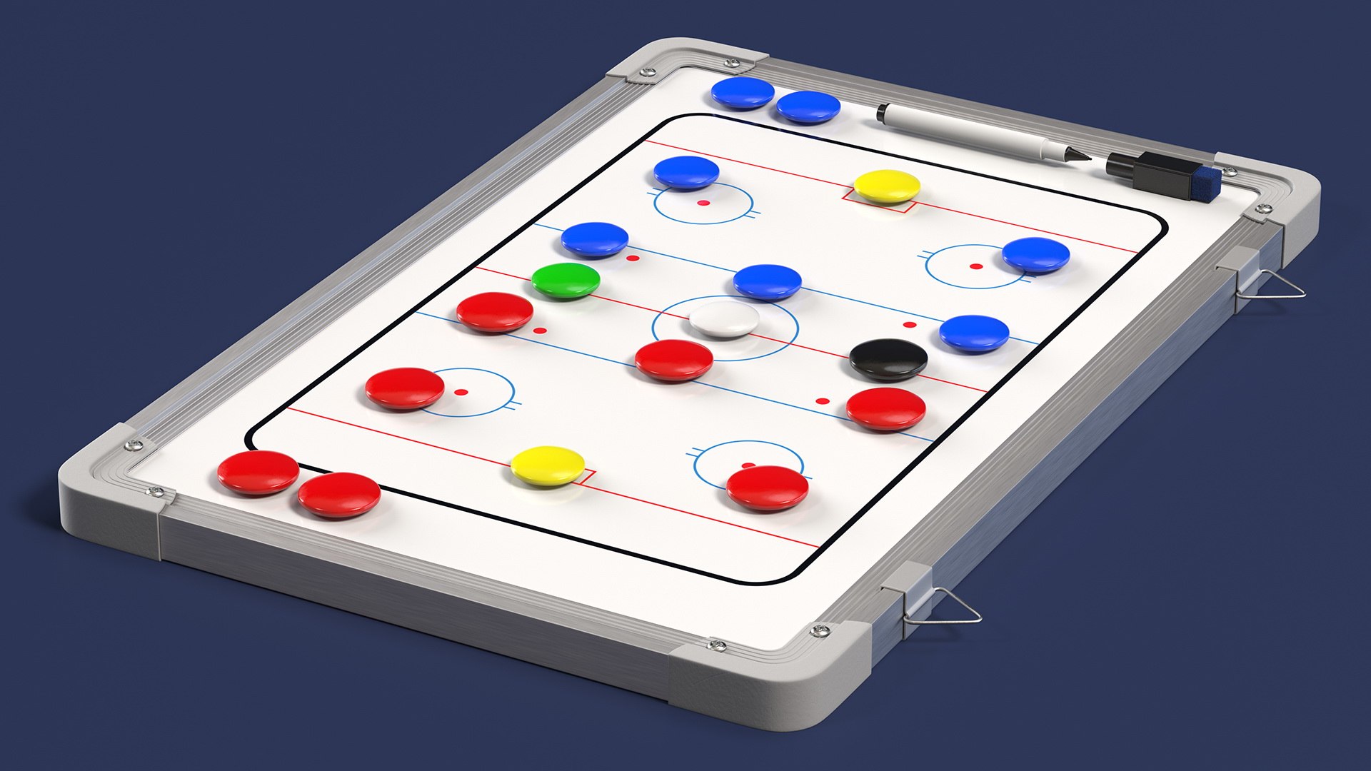 Wall-Mounted Coaching Board For Hockey Fur 3D - TurboSquid 1961554
