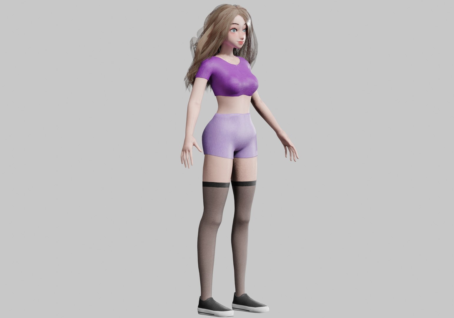 Sweet Basic Woman V26571 3D Model - TurboSquid 2277224