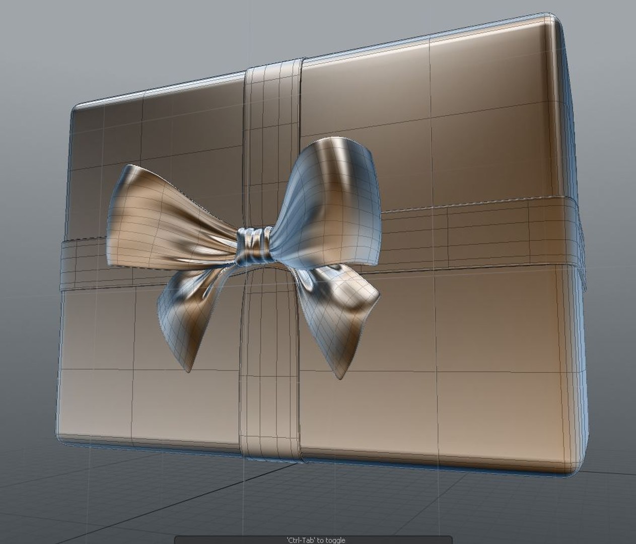 3D Ribbon Gift Box - TurboSquid 1292278