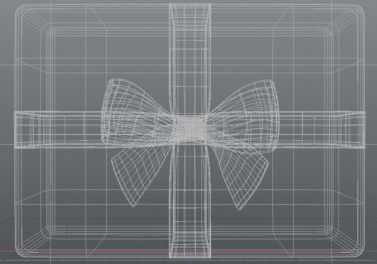 3D Ribbon Gift Box - TurboSquid 1292278