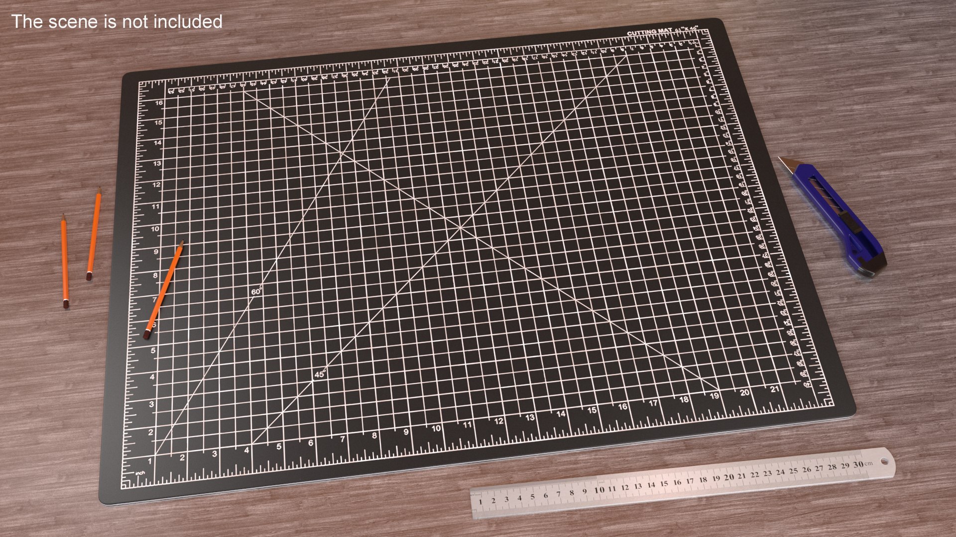 Cutting Mat Self-Healing Black 3D - TurboSquid 1985986
