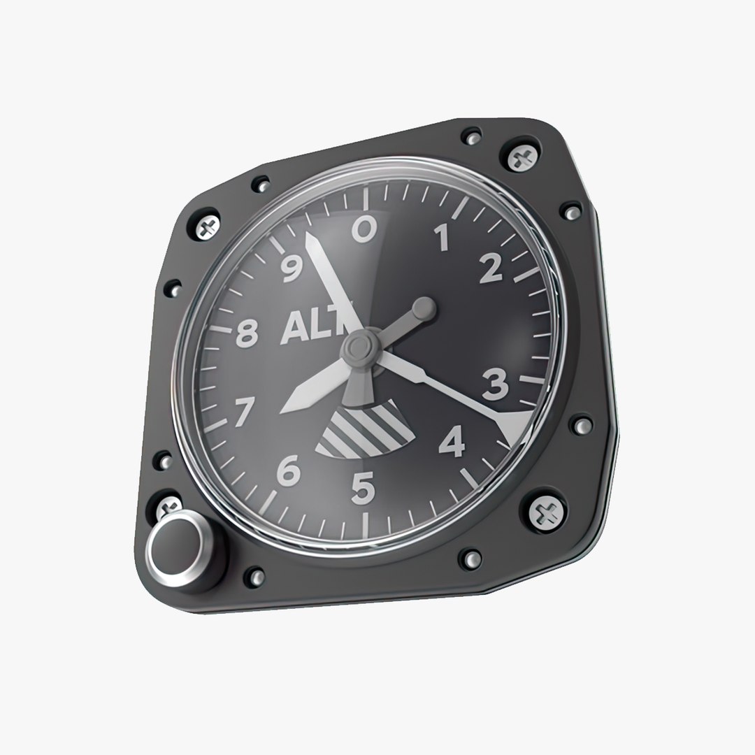 Altimeter 3D Model - TurboSquid 2185900