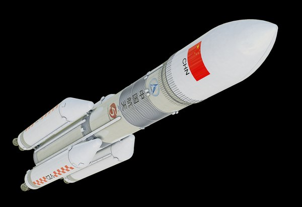 3D rocket longmarch - TurboSquid 1671397