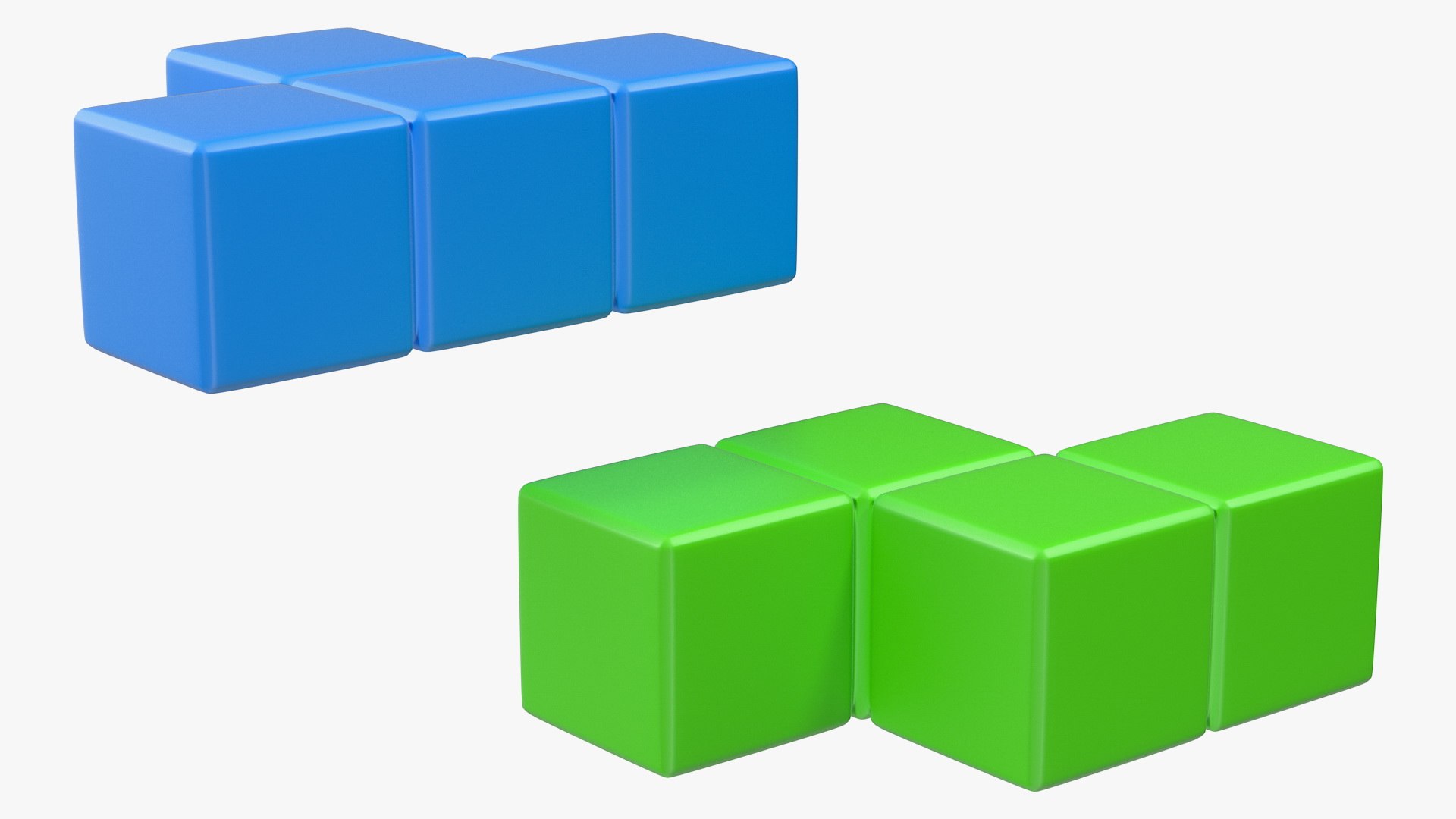 Tetris Bricks Set 3D Model - TurboSquid 1545707