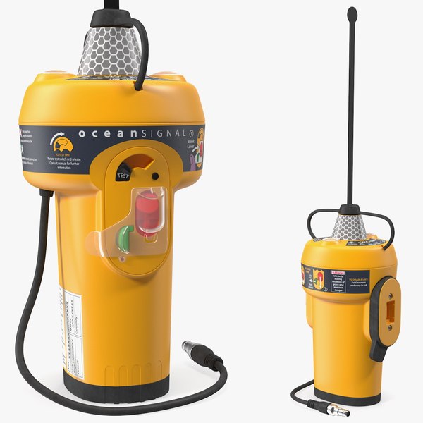 modelo 3d Ocean Signal Float Free E101V EPIRB con VDR - TurboSquid 1681362