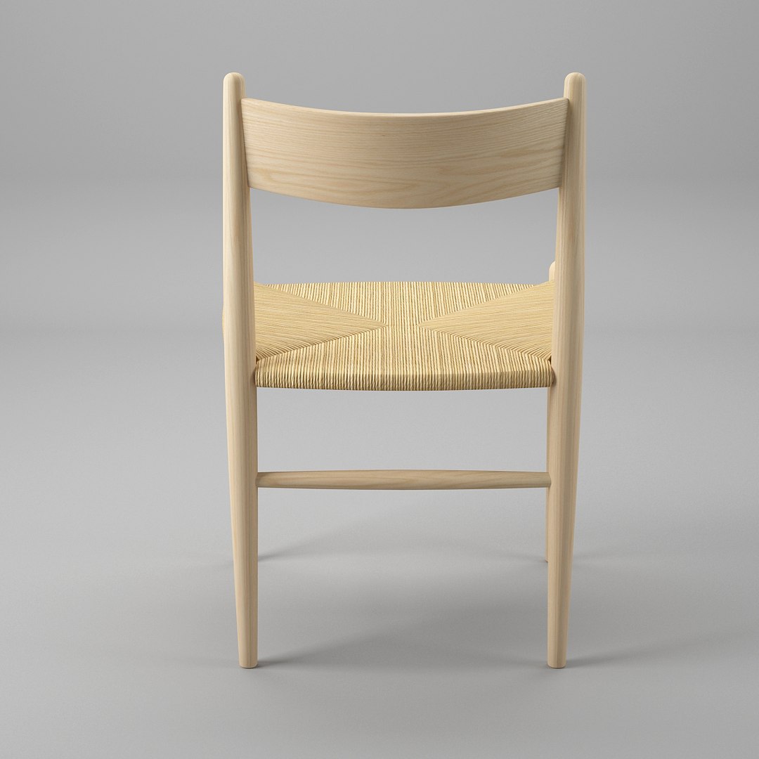 Chair Hans J Wegner 3d Model