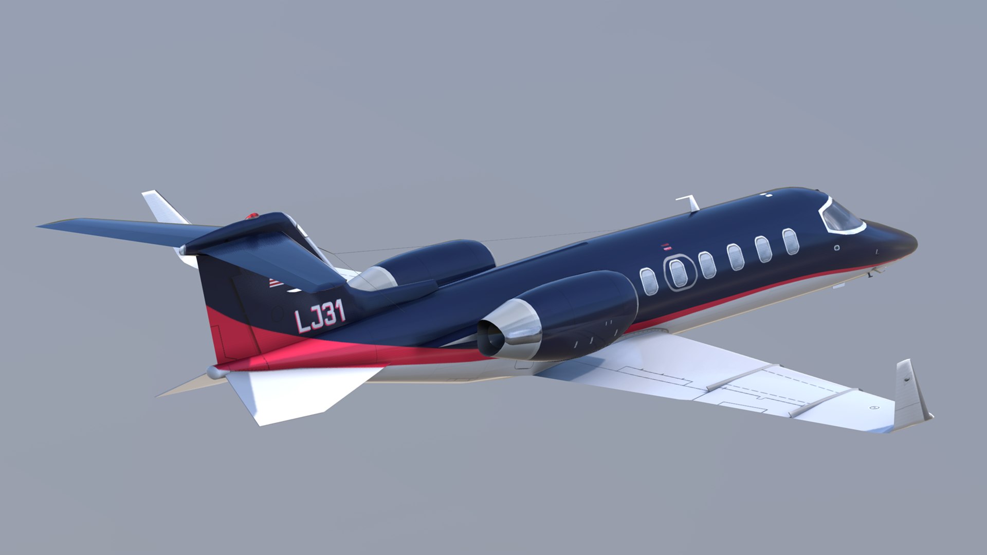 Learjet 31 3D Model - TurboSquid 2219143