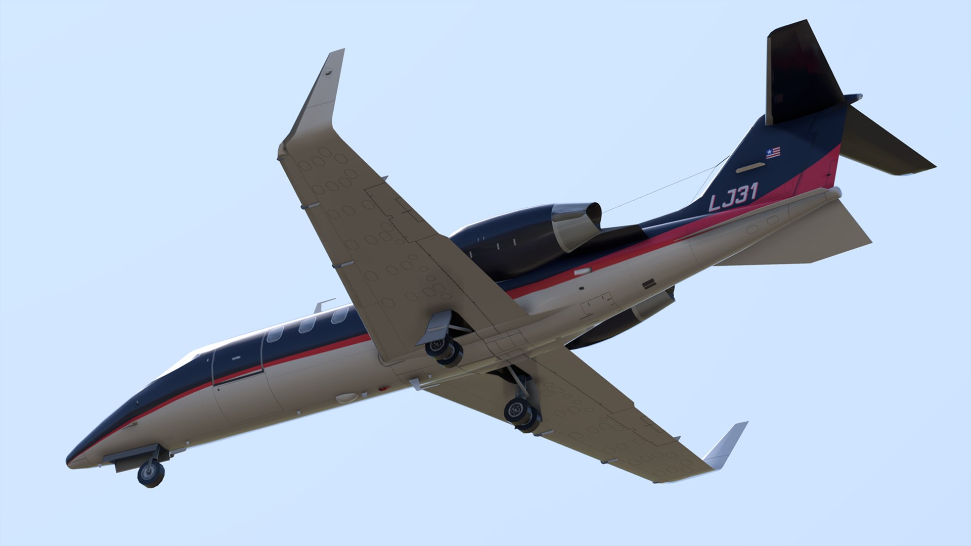 Learjet 31 3D Model - TurboSquid 2219143