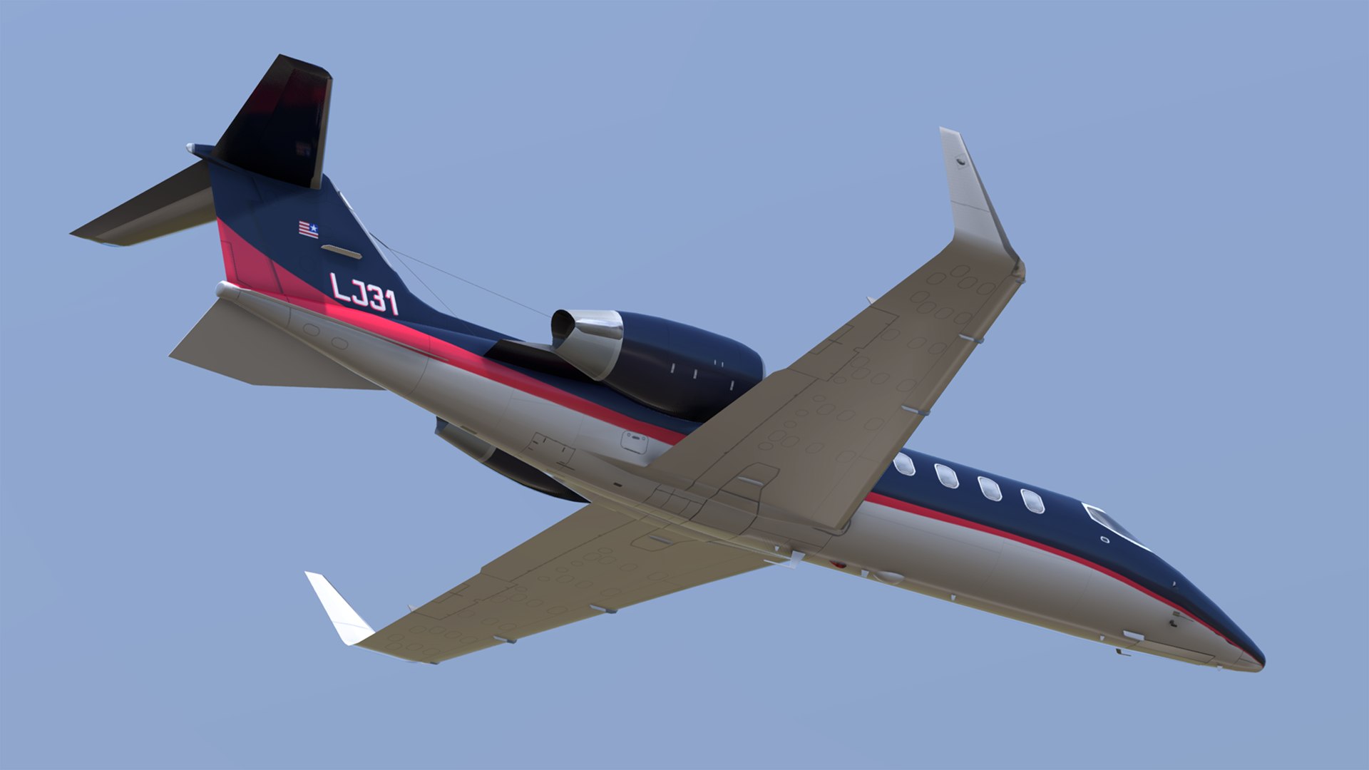 Learjet 31 3D Model - TurboSquid 2219143