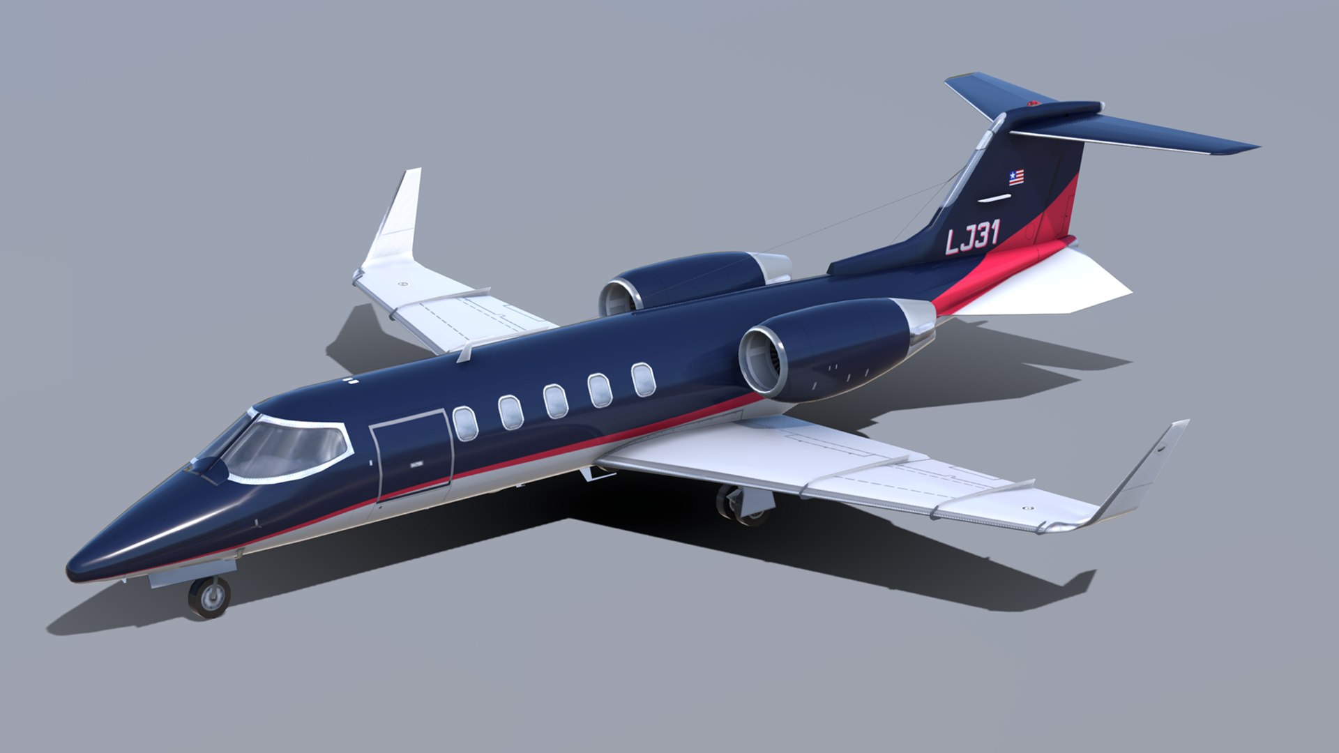 Learjet 31 3D Model - TurboSquid 2219143