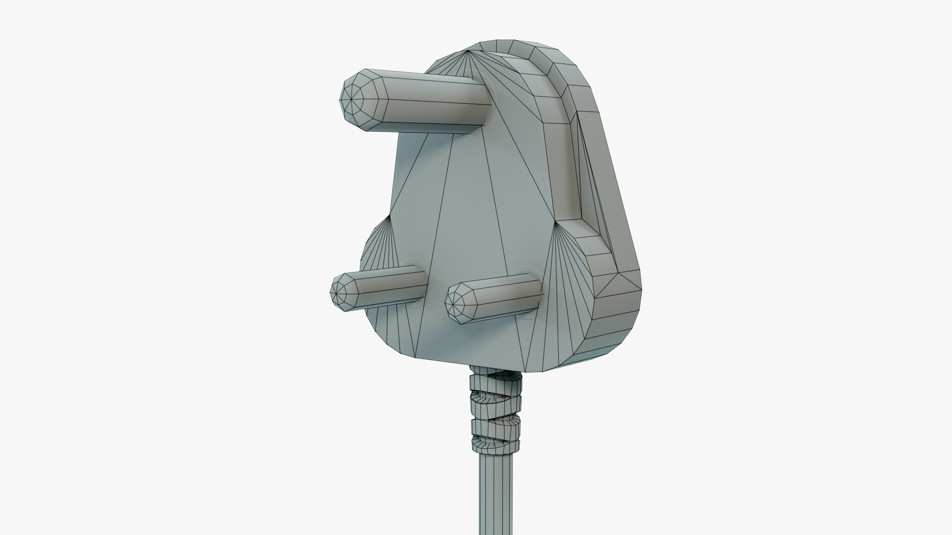 3D Model Electrical Plug Type M BS546 - TurboSquid 2276485