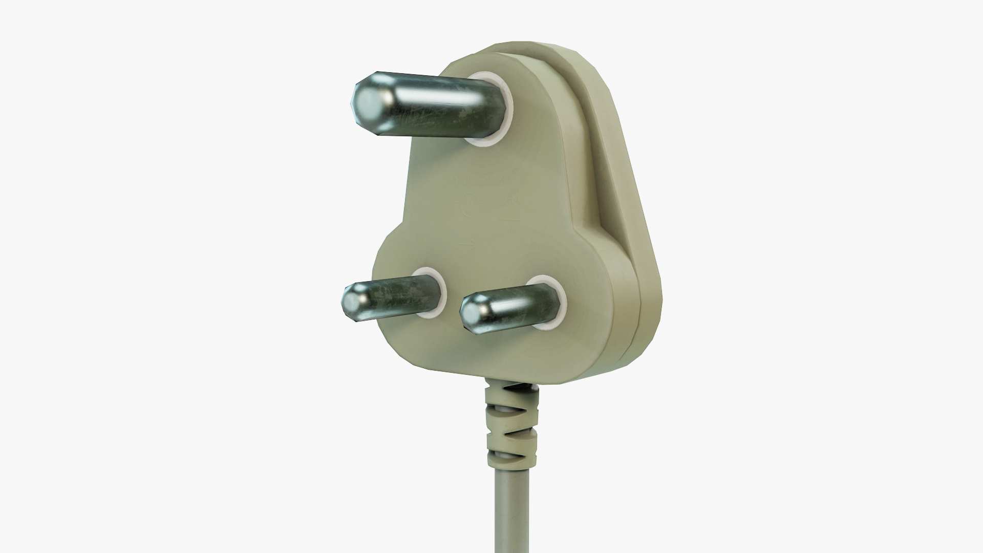 3D Model Electrical Plug Type M BS546 - TurboSquid 2276485