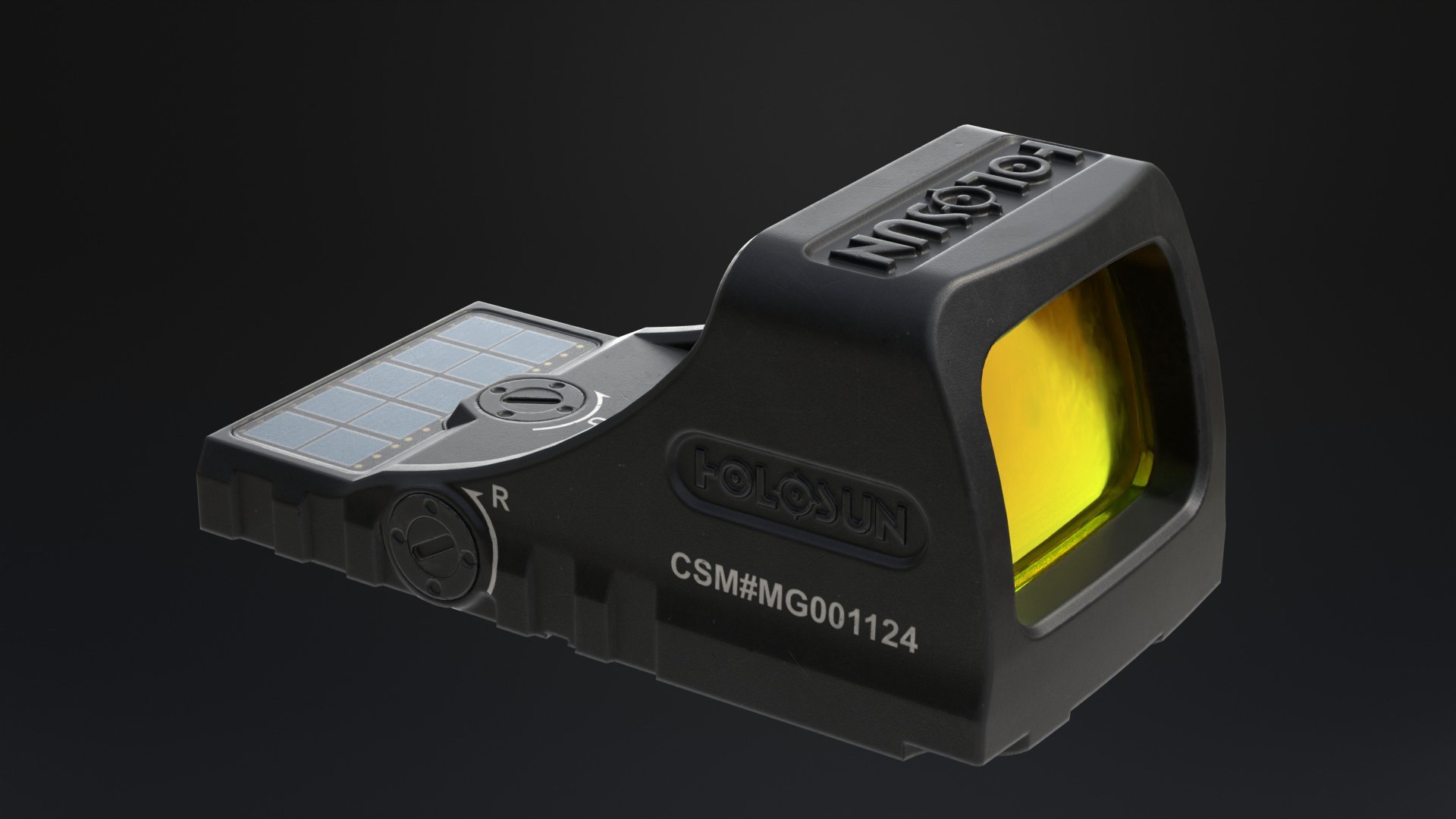 Celownik kolimatorowy Holosun ELITE SCS Model 3D - TurboSquid 2494399