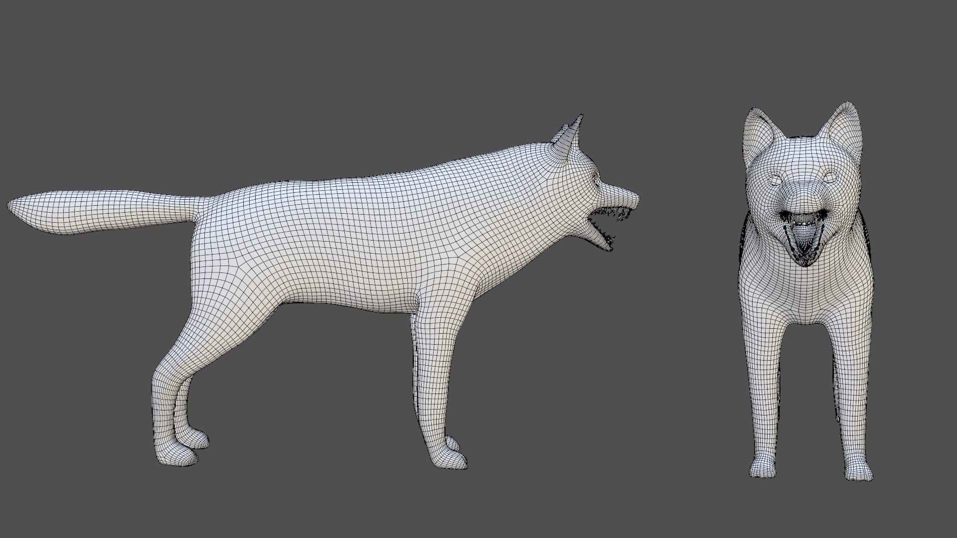 3D Wolf - TurboSquid 1773532
