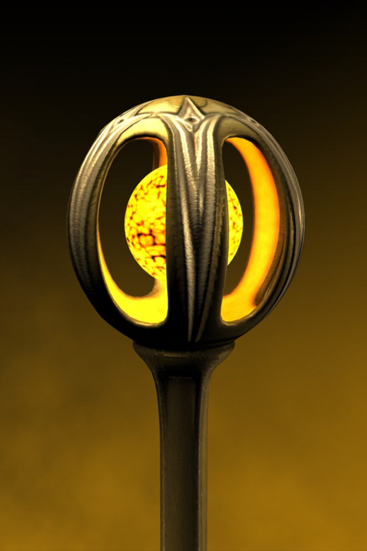 3d Wizard S Staff