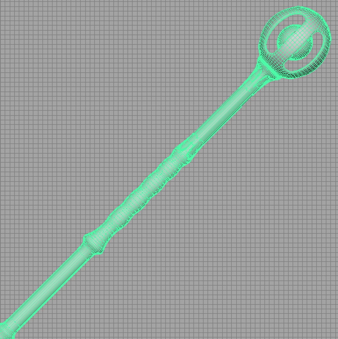 3d Wizard S Staff