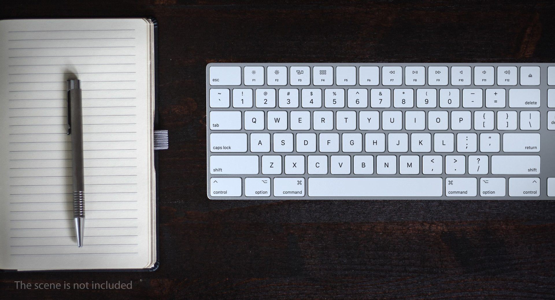 Apple Wireless Keyboards Keys Model - TurboSquid 1375436