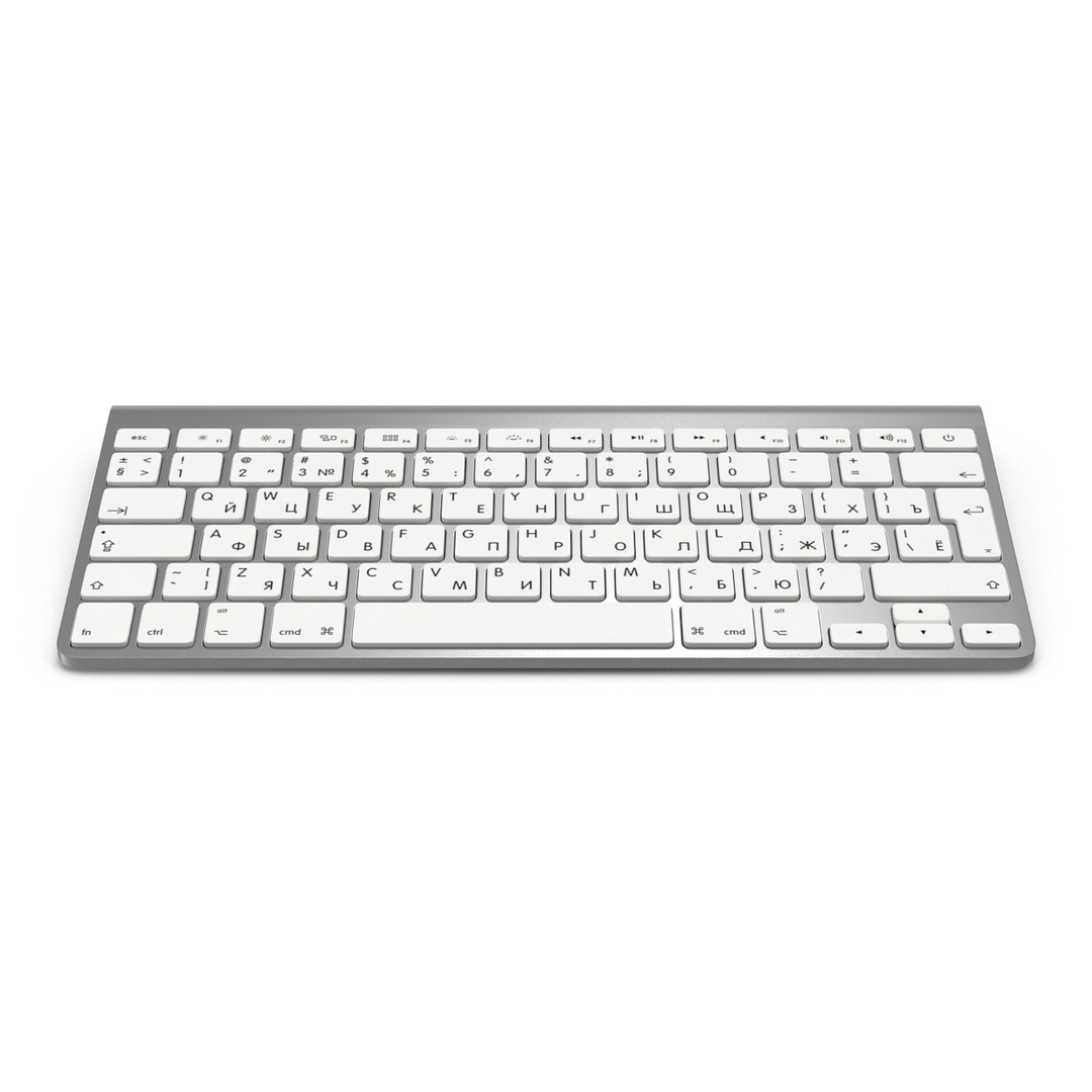 Apple Wireless Keyboards Keys Model - TurboSquid 1375436