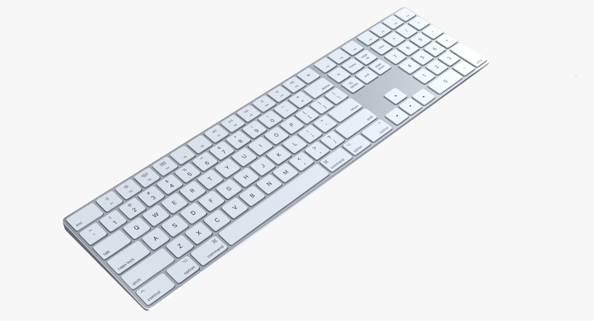 Apple Wireless Keyboards Keys Model - TurboSquid 1375436