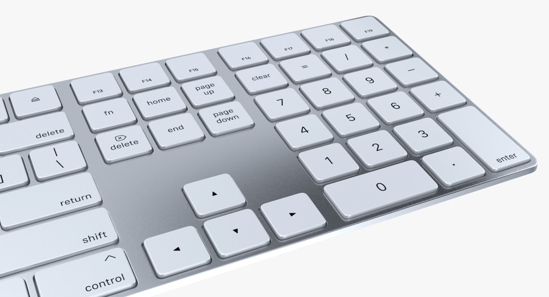 Apple Wireless Keyboards Keys Model - TurboSquid 1375436